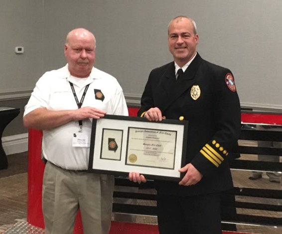 Dawson battalion chief receives Georgia Fire Chief certification ...