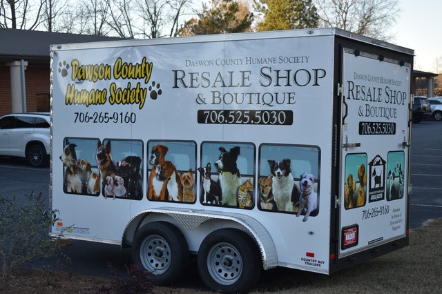 Humane Society Resale Shop unveils new trailer dedicated to two of shop ...