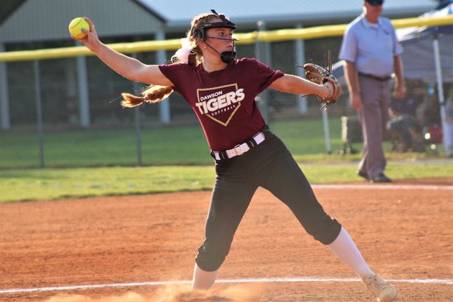 SOFTBALL: A 12-strikeout gem by Layne Bailey gave Dawson County a ...
